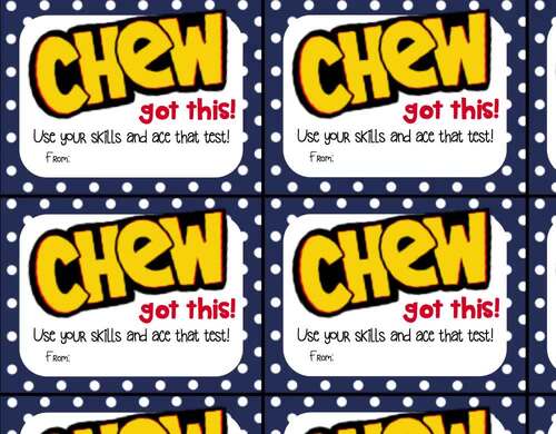 Chewy Granola Bars Testing Motivation Tag- Chew got this! Use your ...