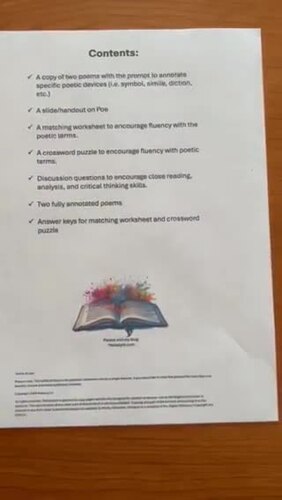 Complete high school level ELA Lesson on Thoreau's moon poems by MainelyLit