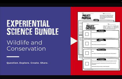 High School Biology Project Bundle: Wildlife and Conservation | TPT