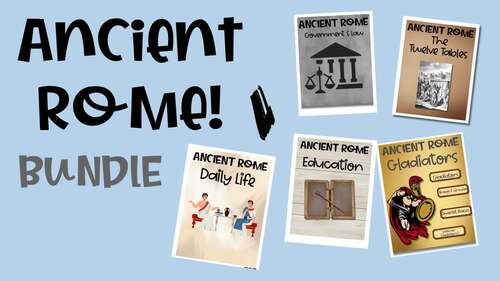 Ancient Rome Bundle Reading Passages & Questions Worksheets by Mrs. B's ...