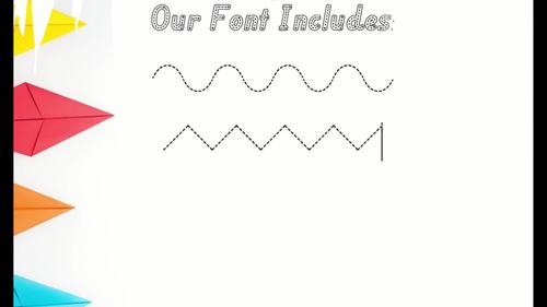 Learn to Write Font- Letter Formation Alphabet Tracing Installable Font