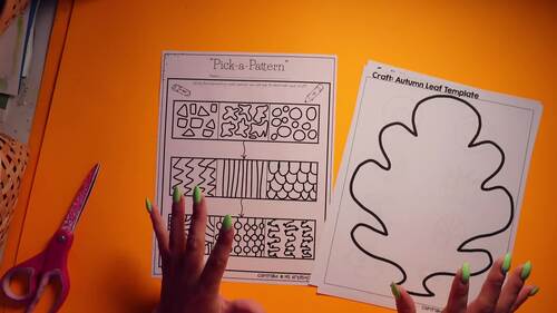 Autumn Craft Leaf Craft and Write Fall Writing Prompts Sub Plans Activity