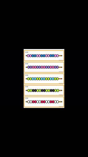 Repeating Pattern Activities | Pony Beads | Fine Motor Task Cards ...