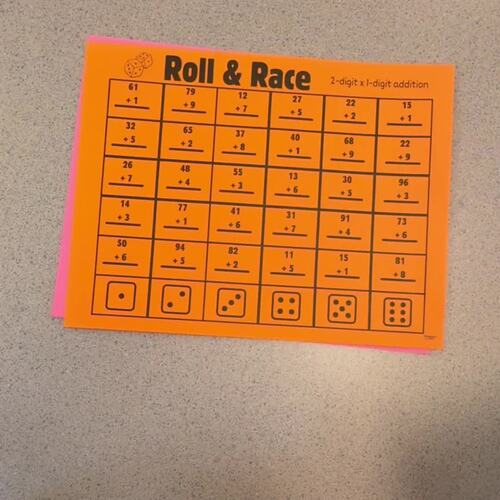 Roll & Race Dice Games by Sikes Spedtacular Students | TPT