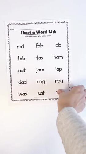 Beginning of Year Kindergarten & 1st Grade Phonics Worksheets Homework