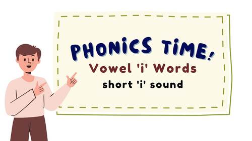 Phonics Short Vowel I Sound by Finance Curriculum Hub | TPT