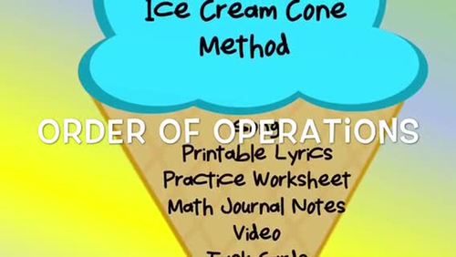Order of Operations Song and Video by Hunt 4 Treasure | TpT