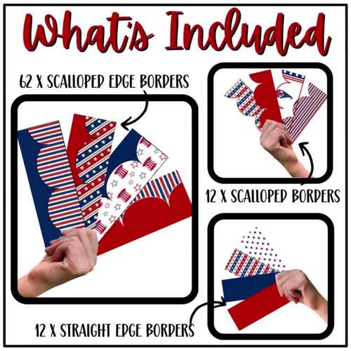 Editable Veterans Day Bulletin Board Bunting & Borders | Patriotic ...