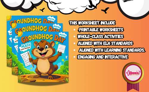 Groundhog Day Math Word Problem Addition, Subtraction 3rd,4th,5th,6th ...