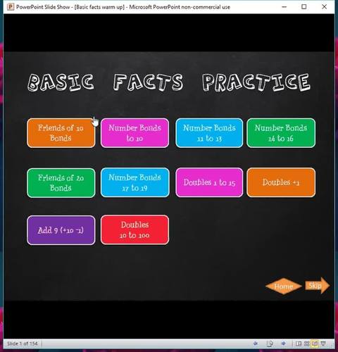 Explicit Instruction Warm Up Basic Addition Facts & Strategies | TPT