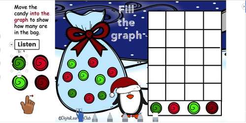 Seesaw Preloaded Christmas Graphs by Della Larsen's Class | TPT