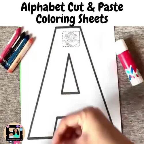 Alphabet Coloring Activity Beginning A-Z Letter Sound Practice | TPT