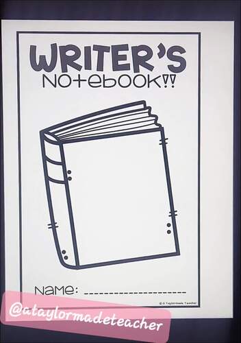 Writer's Notebook Covers, Divider Covers, Tabs, and more | Lucy Calkins ...