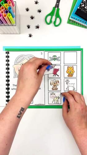 There Was an Old Lady Who Swallowed a Fly Adapted Book for Special ...