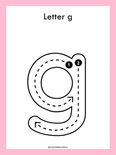 Lowercase Alphabet Tracing Worksheets A–Z | Handwriting Practice, T-404