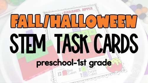 Fall and Halloween STEM Activities- Thanksgiving Math Preschool ...