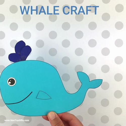 Whale Craft - Summer Ocean Animal Craft by Non-Toy Gifts | TPT