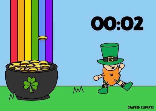 St. Patrick's Day Visual Timer Countdown Classroom Management Tool ...
