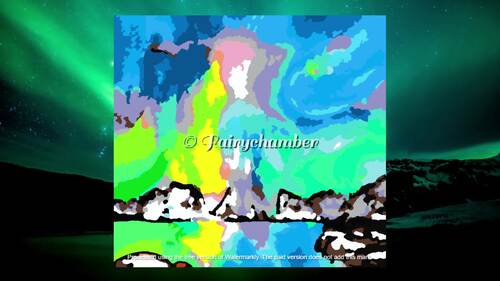 Northern Lights & Icebergs Painting Color By Numbers Printable Kit