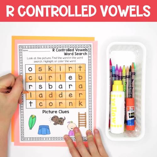 R Controlled Vowels No Prep Phonics Worksheets | TPT