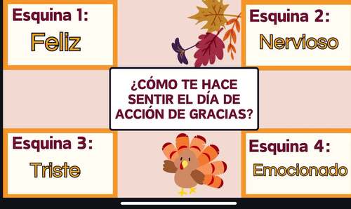 Four Corners Thanksgiving, SPANISH Cuatro Esquinas Día de Acción de Gracias