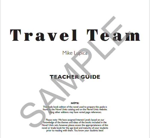 Travel Team Novel Units® Teacher Guide Novel Study | TPT