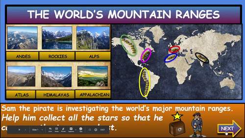 World's Mountain Ranges Unit Bundle: Presentation|Drag & Drop|Puzzles ...