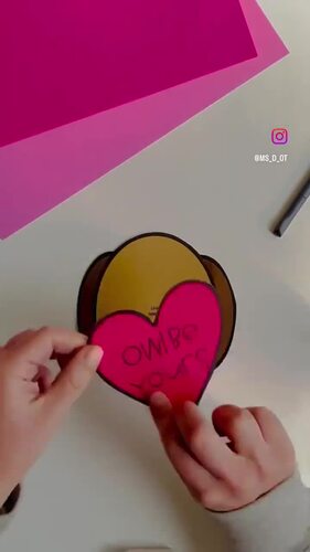 Valentine's Day Craft | Kindergarten | First Grade | Fine Motor | Owl