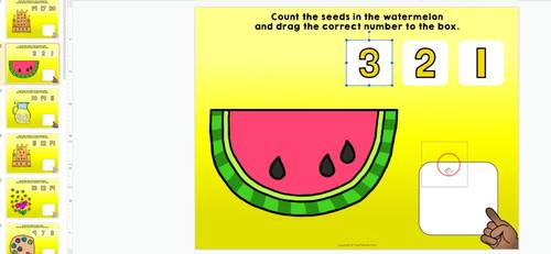 Summer Count the Objects 1 to 20 Google Slides™ Activity by Tech ...