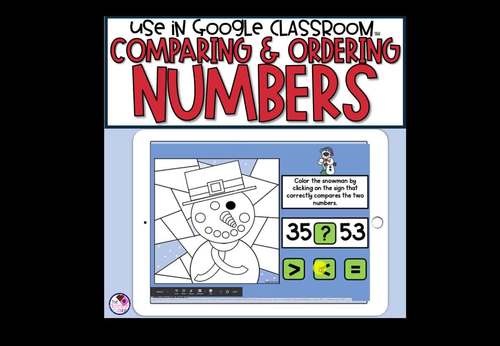 Ordering Numbers Least to Greatest Comparing Two Digit Numbers Winter ...