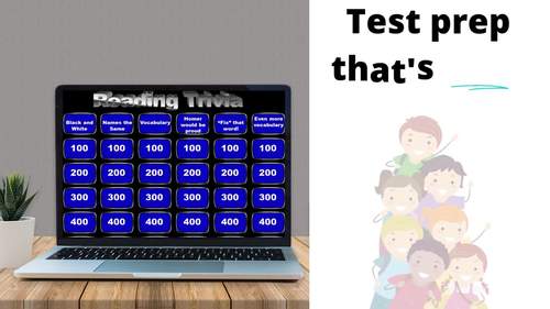 7th grade ELA Test Prep Review Jeopardy by Upper Elementary Bliss
