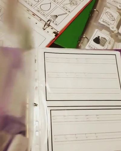 Phonics Cards - Learning Letter Aa - with printing practice (short a)