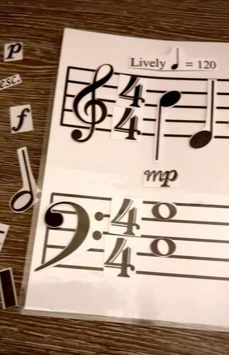 Piece It Together - Piano Game Music Theory Worksheet Game by Sarah ...