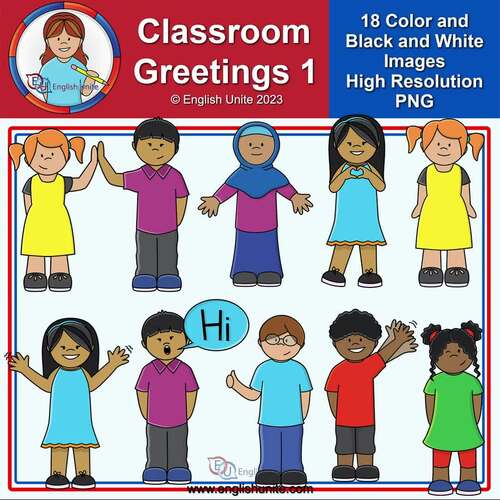 Clip Art - Back To School Variety Bundle by English Unite Clip Art