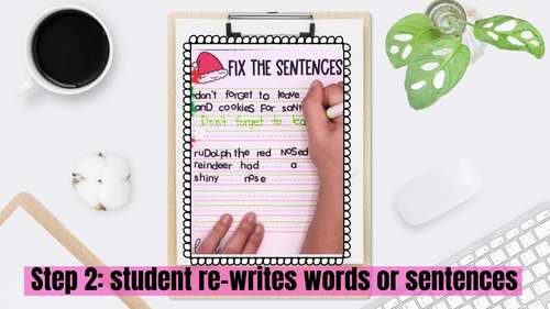 Occupational Therapy FIX THE MISTAKES handwriting legibility practice ...