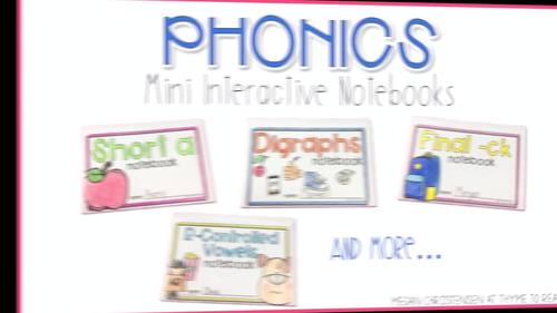 Short I Mini Interactive Notebook by Thyme to Read | TPT