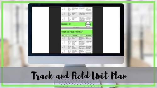 Physical Education Track and Field Athletics Unit and Lesson Plans ...