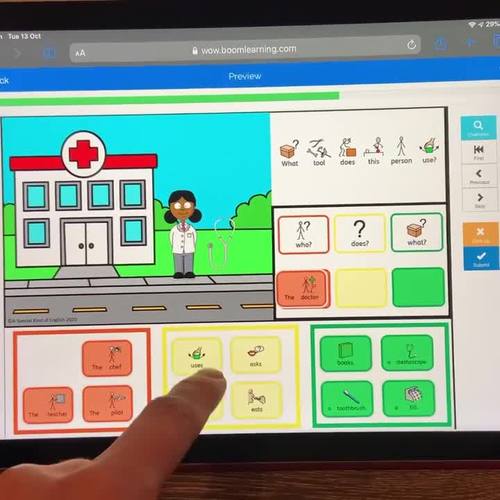 People Who Help - Drag and Drop Colourful Semantics : PPT + BOOM CARDS