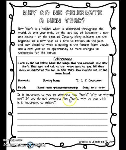 New Year's Resolutions and Goal Setting for Middle School and High School