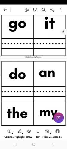 sight words reading & writing task cards by Make Learning Happen