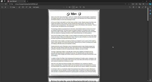 Islam Reading Comprehension Worksheet | World Religions & Writing Prompt