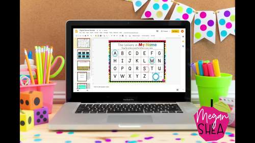 Back to School Names Digital Google Slides™️ for Distance Learning ...