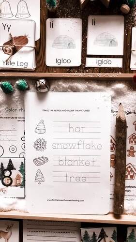 Winter Learning Pack by For the Love of Homeschooling | TPT