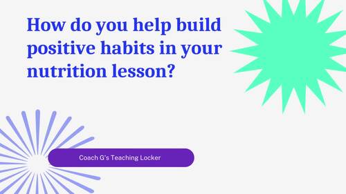 Nutrition & Healthy Habits Starter Pack | Grades 6–9 | Presentation ...