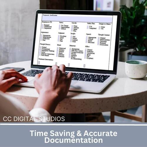 Therapy Notes for Therapist Office, Progress Notes Fillable PDF ...