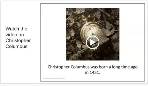 Christopher Columbus Unit for Special Education PRINT and DIGITAL