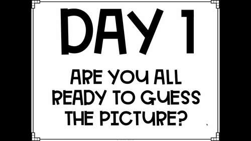 Morning Meeting Games Guess the Picture Activity Brain Breaks December ...