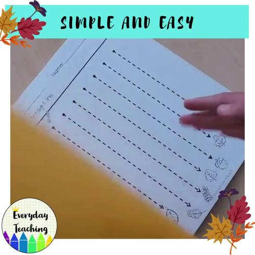 Fall, Thanksgiving Activities Fine Motor Worksheets: Special Education ...