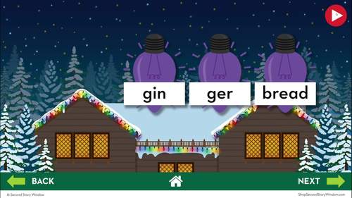 Christmas Reading Fluency in a Flash 1st Grade • Digital Fluency Mini ...