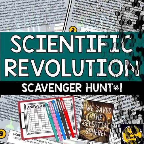 Scientific Revolution Reading Comprehension Scavenger Hunt Activity
